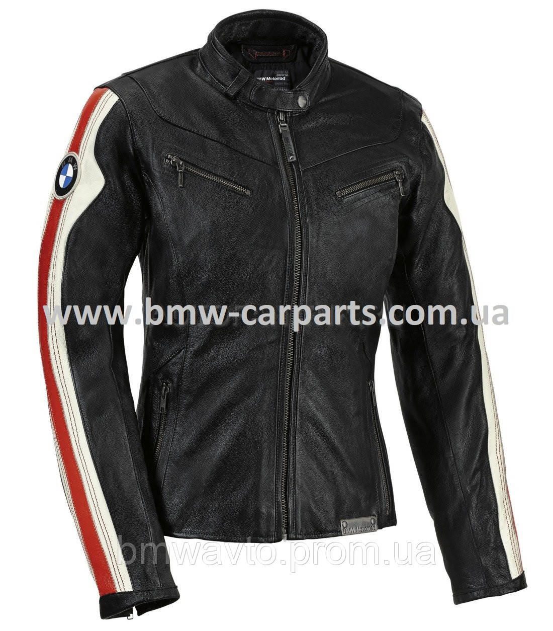 Женская Кожаная Мотокуртка BMW Motorrad Club Leather Jacket — Купить ...