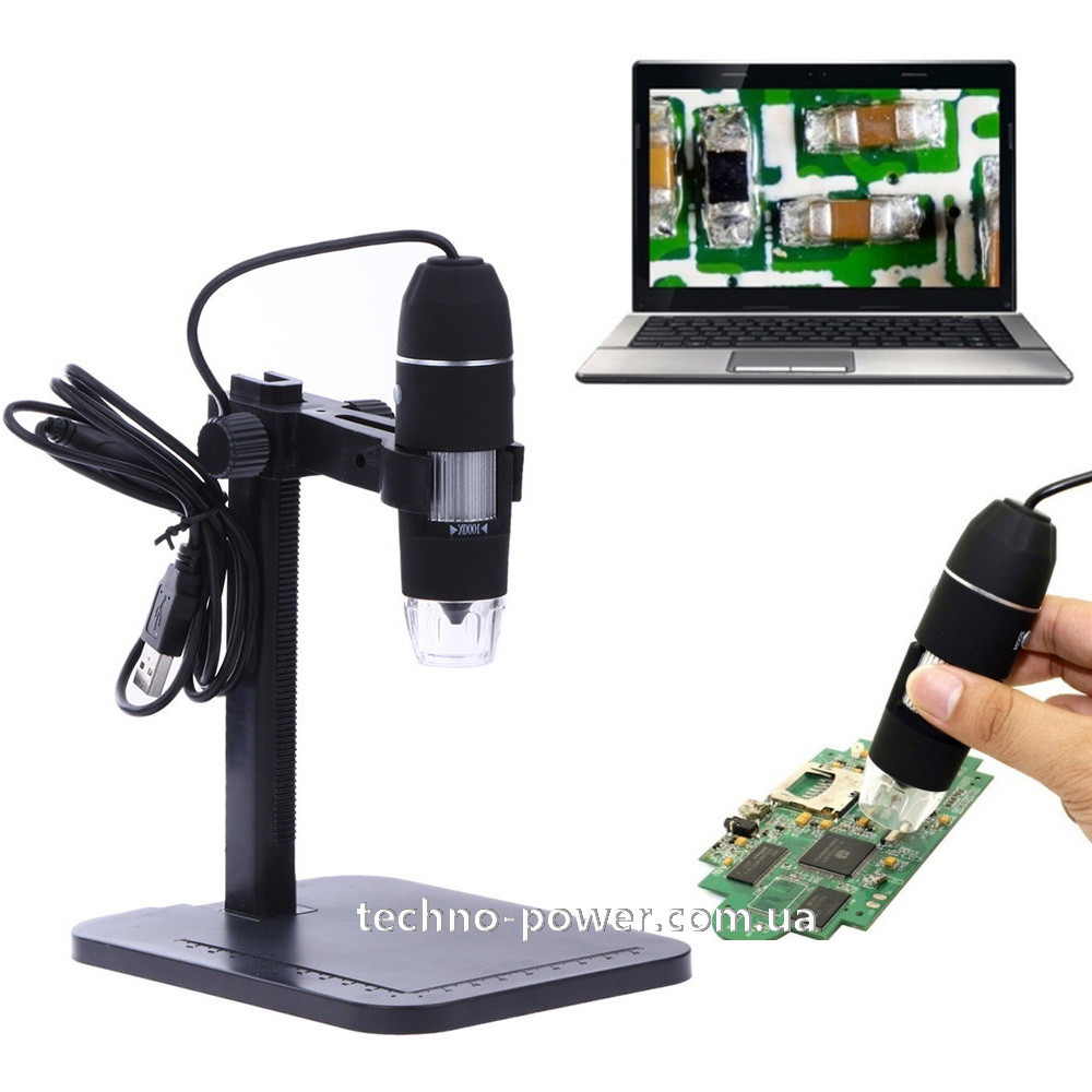 USB микроскоп 1000Х на штативе. Микроскоп цифровой USB на штативе (ID ...