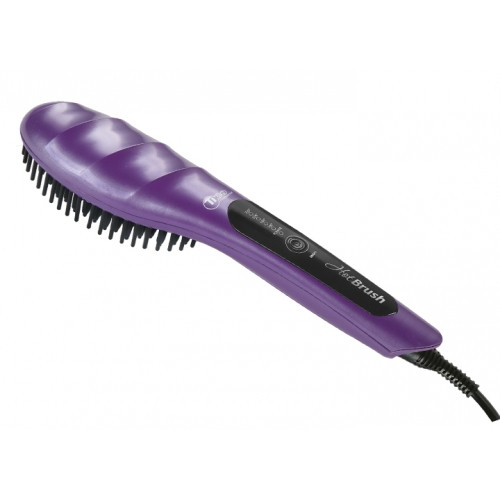 Терморасческа для выравнивания волос TICO Professional Hot Brush Violet ...