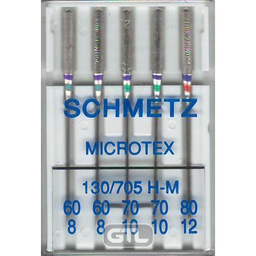 Голки для шовку і микрофазы № MIX, SC, (130/705 H-M): 60/8(2), 70/10(2), 80/12(1) 1 уп.=5 шт ...