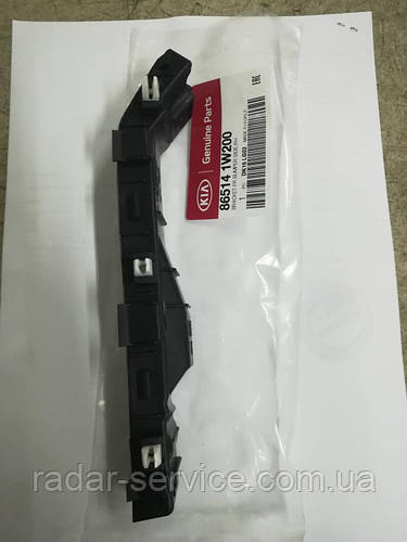 Купить Кронштейн переднего бампера к крылу правый, Kia Rio 2015 ...