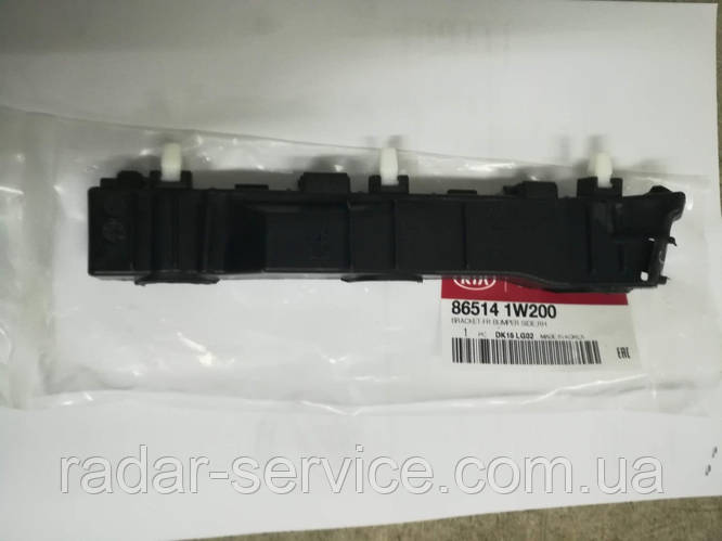 Купить Кронштейн переднего бампера к крылу правый, Kia Rio 2015 ...