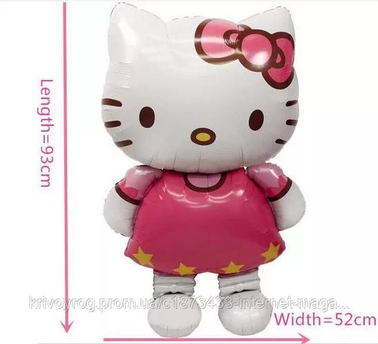 Большой надувной шар Hello Kitty, цена 140 грн — Prom.ua (ID#947370009)