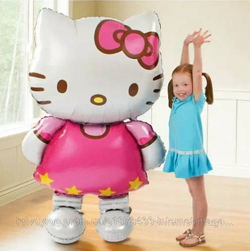 Большой надувной шар Hello Kitty, цена 140 грн — Prom.ua (ID#947370009)