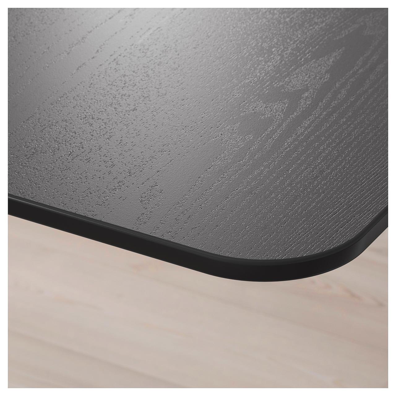 Купить IKEA BEKANT Стол, черный окрашенный ясень шпон, черный (592.825. ...