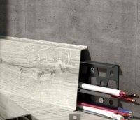 Купити Плінтус Cezer Hi line 78 75мм з цільної накладкою, ціна 133 грн ...