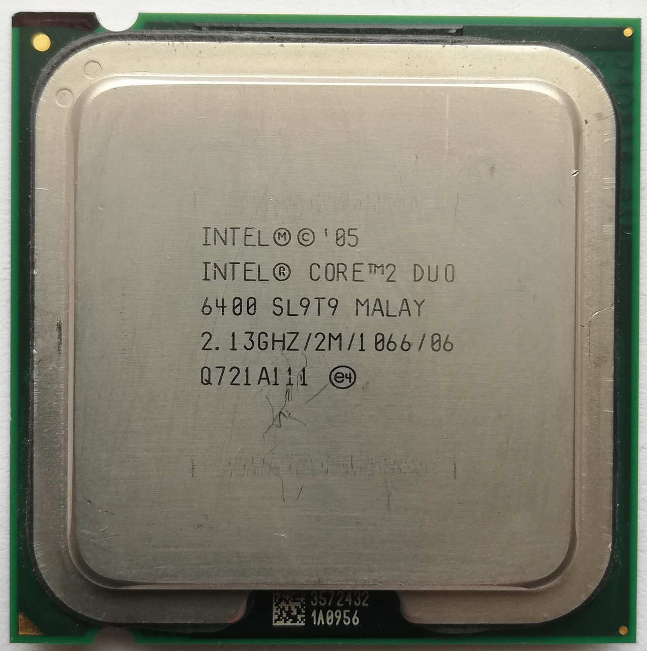 Процессор Intel Core 2 Duo E6400 L2 SL9T9 2.13GHz 2M Cache 1066 MHz FSB Socket 775 Б/У: продажа ...