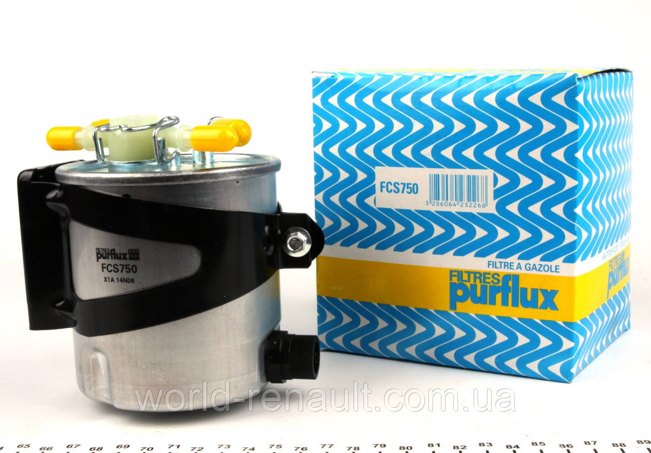 Топливный фильтр на Рено Меган II K9K 1.5dci 8V / Purflux FCS750 | 1 ...