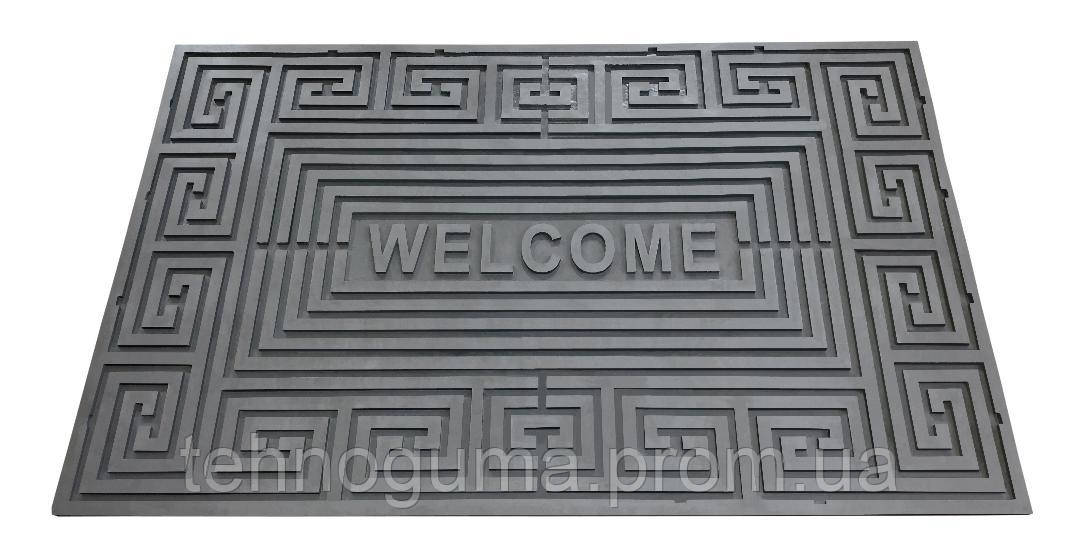 Коврик Придверный "Welcome" Резиновый 46 X 75 — Купить Недорого на Bigl ...
