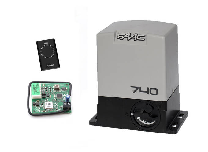 FAAC 740 KIT автоматика для откатных ворот (створка до 500 кг), цена 16310 грн — Prom.ua (ID ...