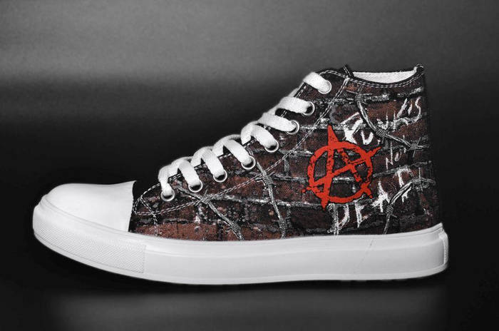 Кеды Rock Shoes Anarchy - Punks not Dead (40-46), Размер (Rock Shoes ...