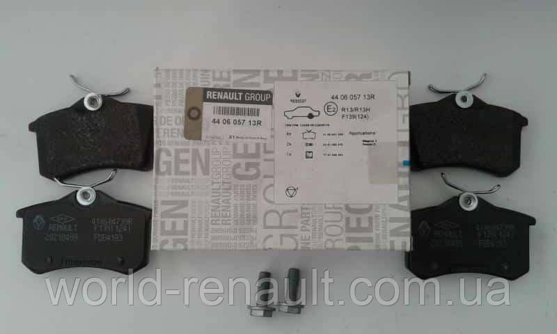 Renault (Original) 440605713R - Комплект задніх гальмівних колодок Рено ...
