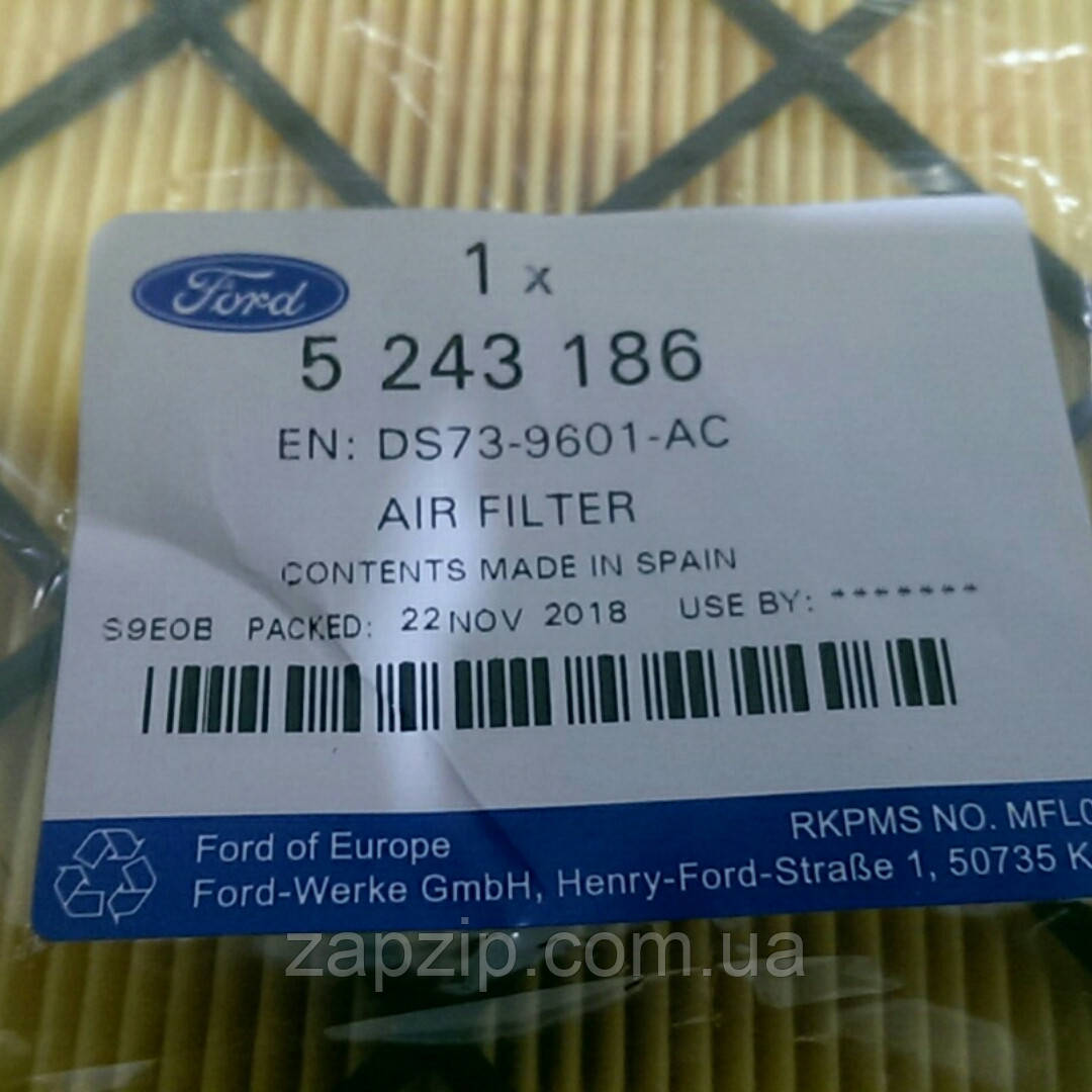 Фільтр повітряний Ford 5243186 (ID#954105566), цена: 897 ₴, купити на ...