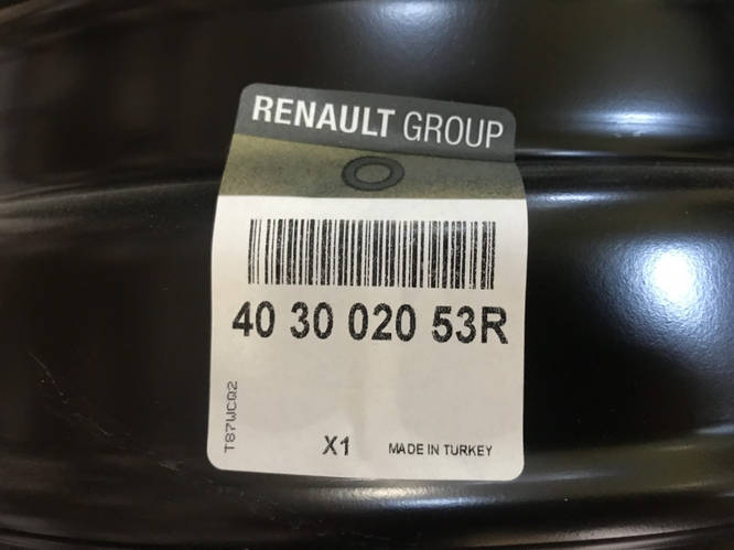 Диск колесный на Renault Sandero StepWay оригинал -403002053R, цена ...