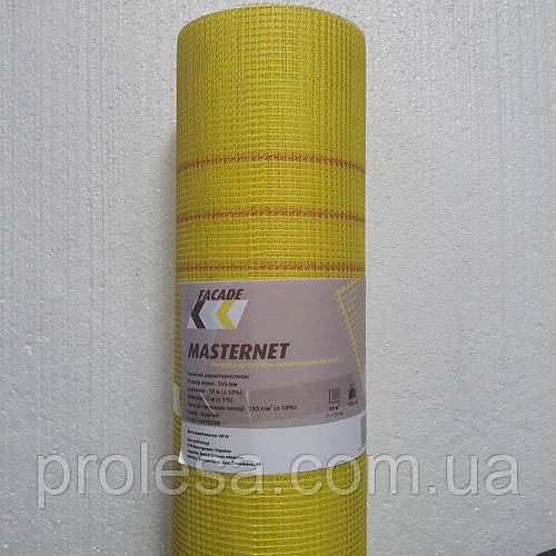 Купить Фасадна лугостійка скловолоконна сітка MASTERNET FACADE 145 г/м² ...