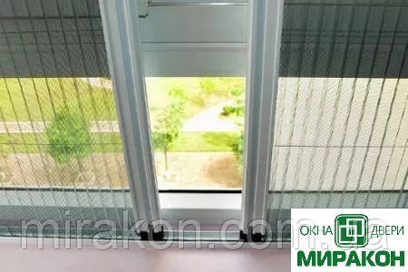 Раздвижная москитная сетка Плиссе (ID#955801481), цена: 4150 ₴, купить ...