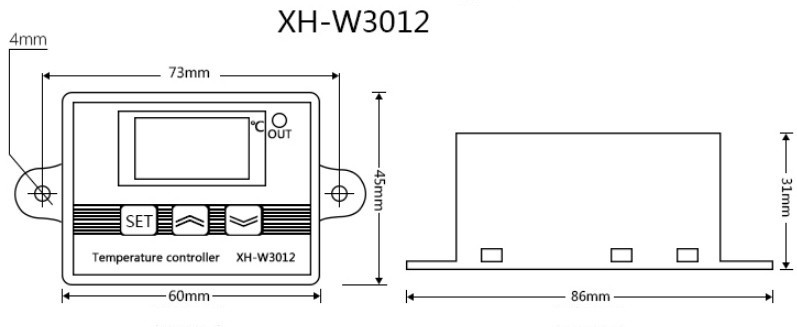 Терморегулятор XH-W3012 12V темп -50 до 110: продажа, цена в Киеве ...