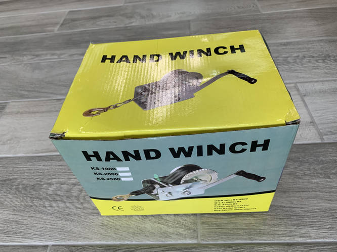 Купить Барабанная Лебедка Hand Winch KC-2500 : 1500 кг | Польша, цена ...