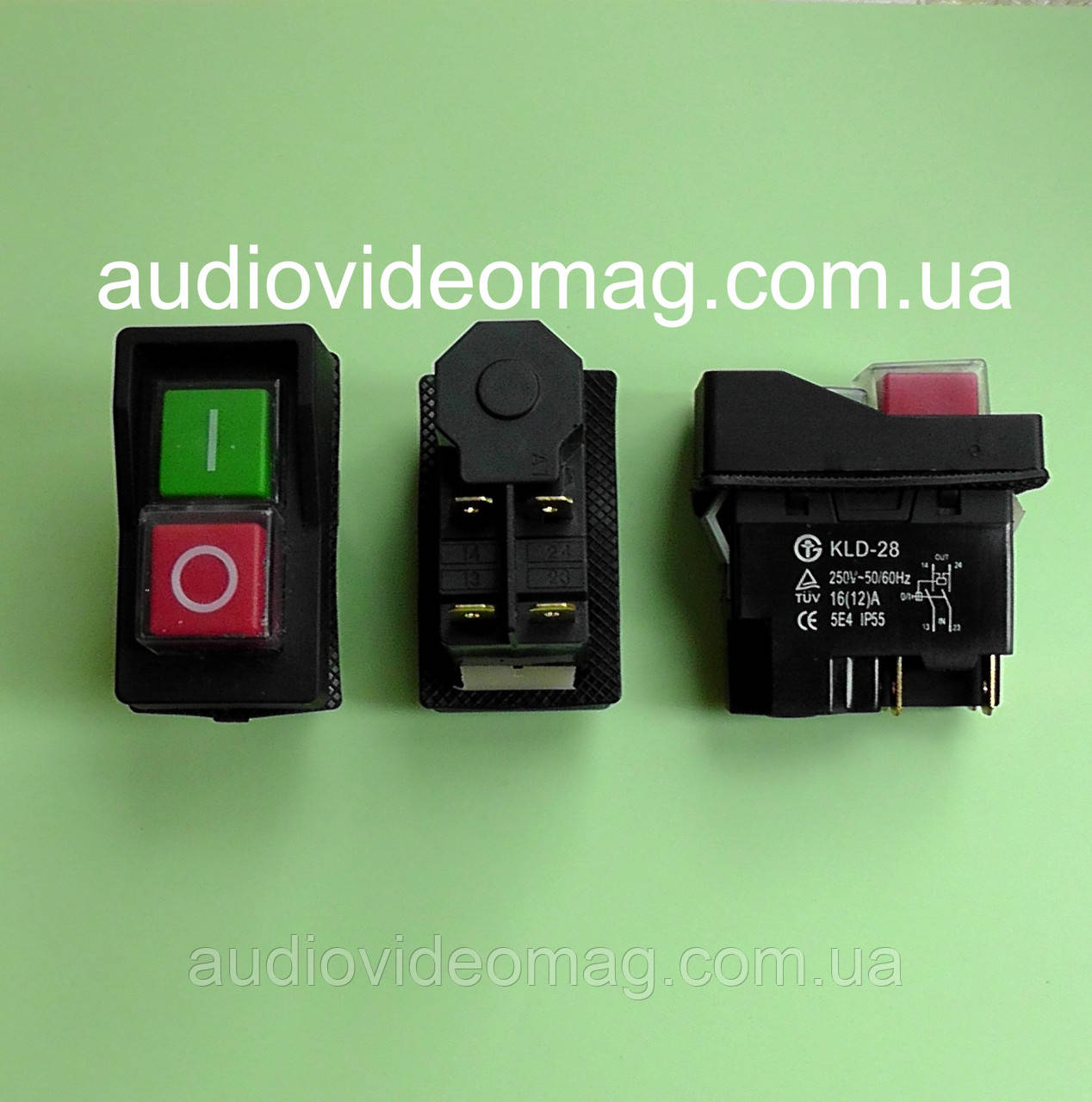 Пусковая кнопка KLD-28 (магнитный пускатель) для бетономешалки, 4 ...