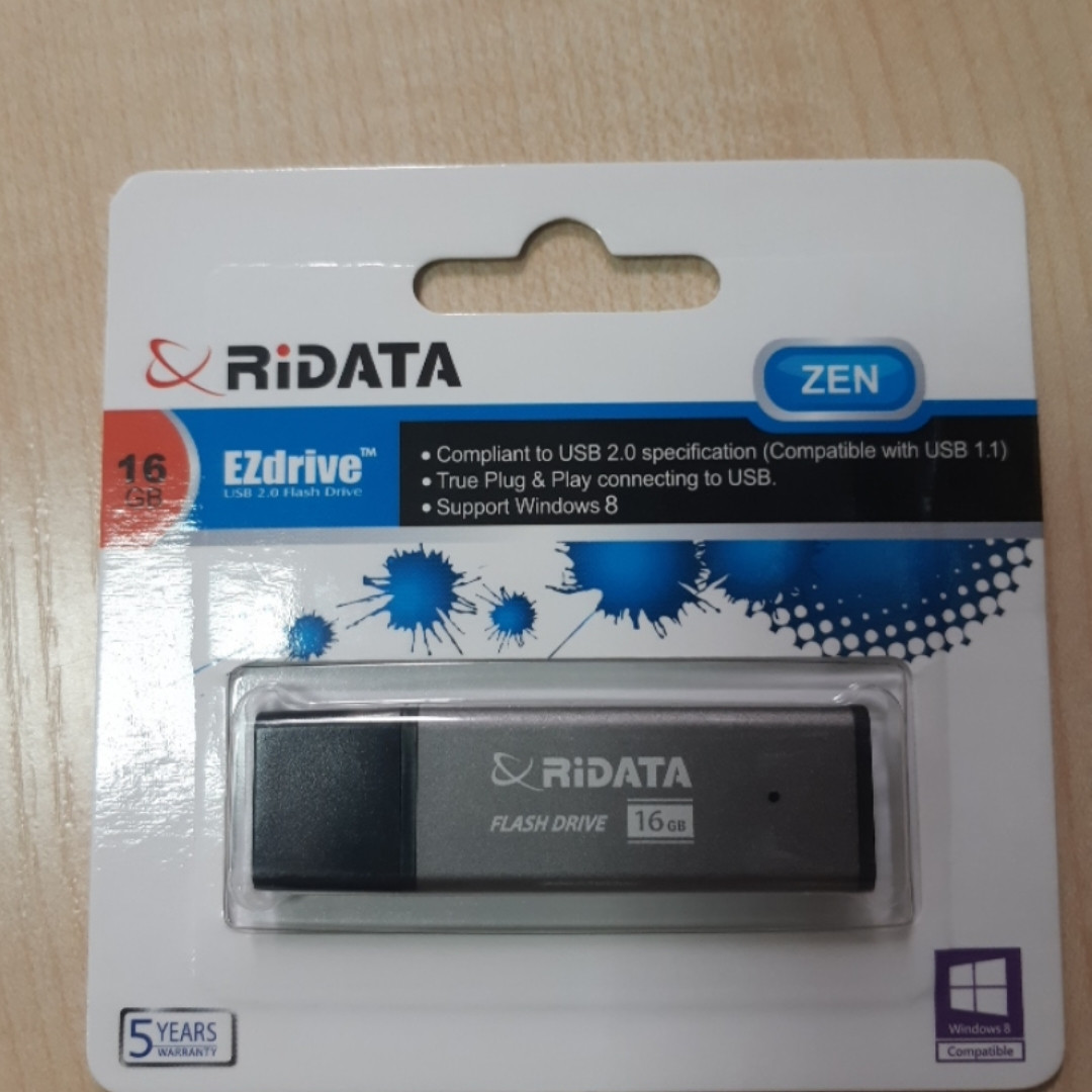 Флеш-драйв RIDATA USB Drive ZEN 16Gb Silver OJ3: продажа, цена в ...