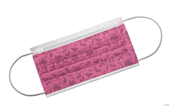Купити Медичні маски Akzenta Paradise - 50 шт/уп, fuchsia, ціна 140 грн ...