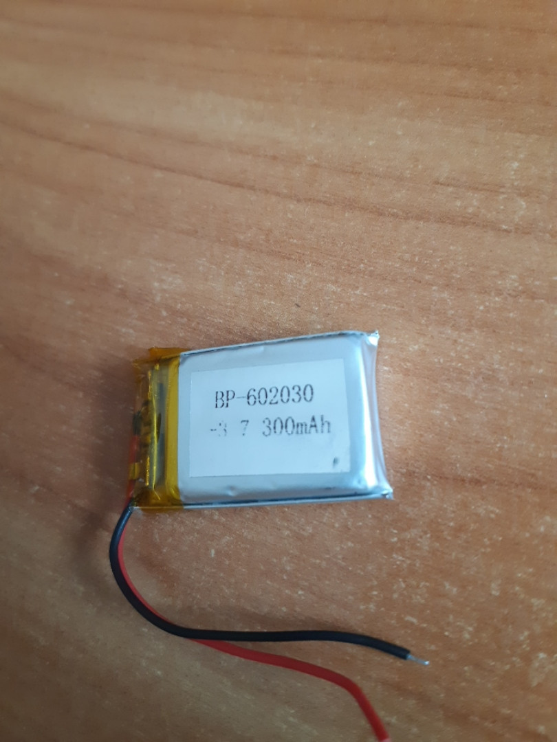 Литий-полимерный аккумулятор 602030 3,7v 300mAh с контроллером: продажа ...