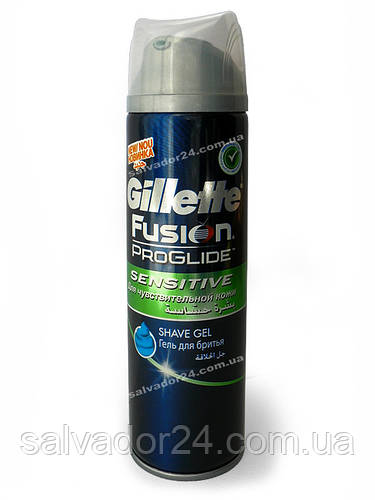 Гель для бритья Gillette Fusion ProGlide Sensitive Для чувствительной ...