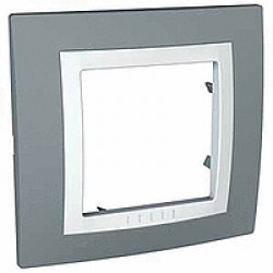 Рамка Schneider-Electric Unica Basic 1-пост с декоративным элементом ...