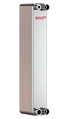 Паяний теплообмінник Swep B15THx40/1P-SC-M2x22U+2x3/4"&16 (ID#779898573 ...