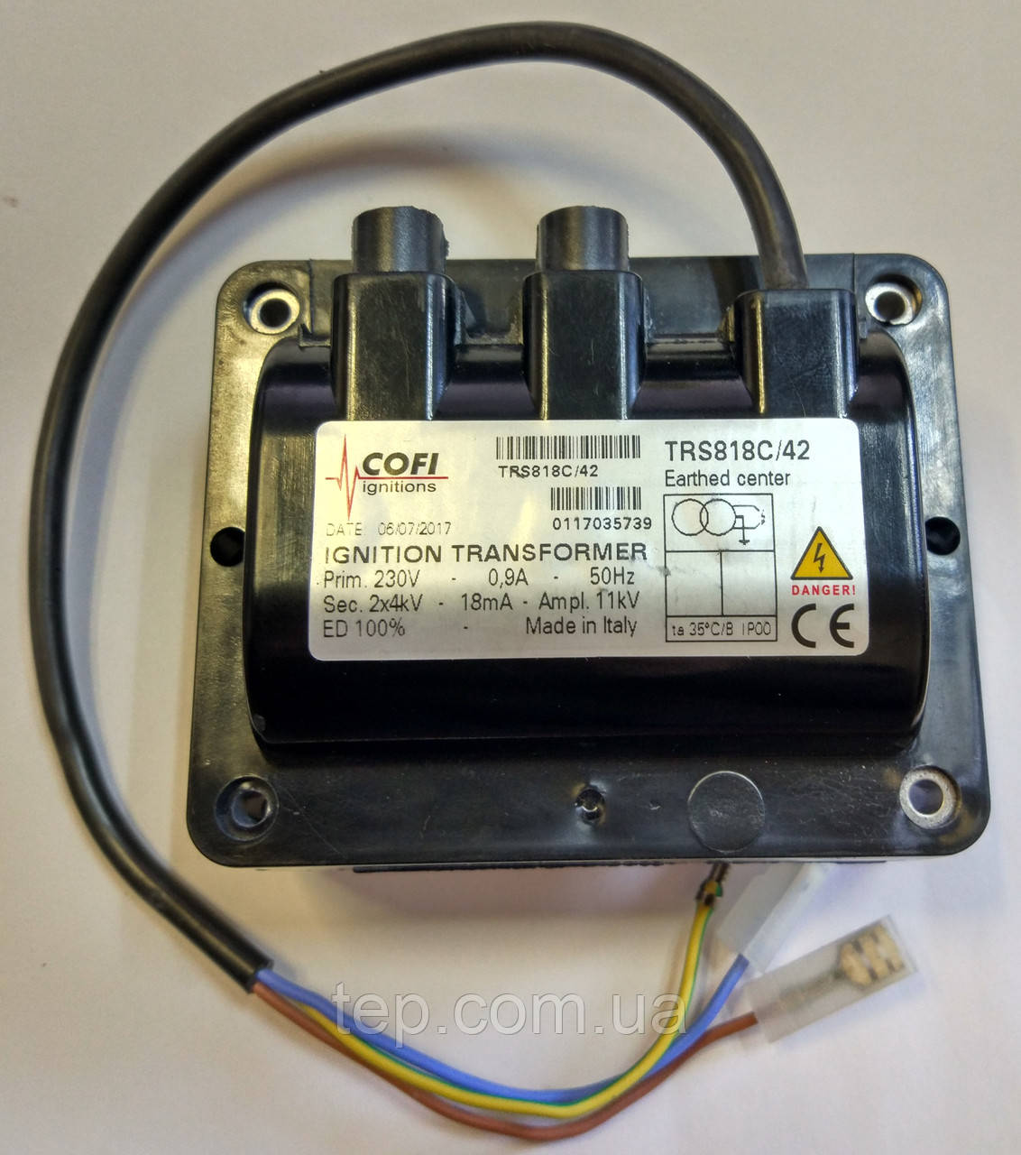 Трансформатор запалювання високої напруги Cofi TRS 818 C/42: продаж ...