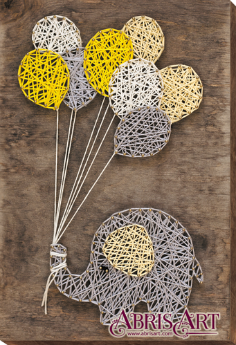 Купити Набір стринг-арт Слоненя, ціна 237.15 ₴ - Prom.ua (ID# 965895360)