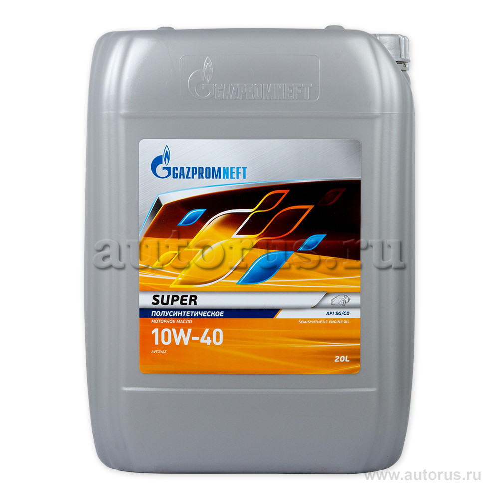 Моторное масло Газпромнефть Gazpromneft Super 10w40 (API SG/CD) 20л шт ...