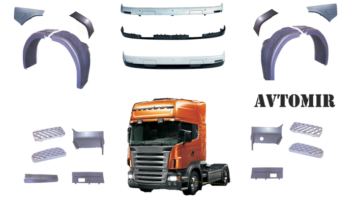 Дефлектор кабины SCANIA 4R, цена 1765 грн — Prom.ua (ID#966656154)