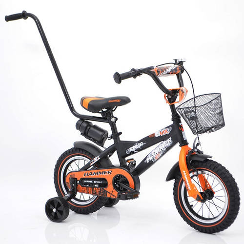 Детский двухколесный велосипед колеса 12 дюймов "S600 HAMMER" Черно ...