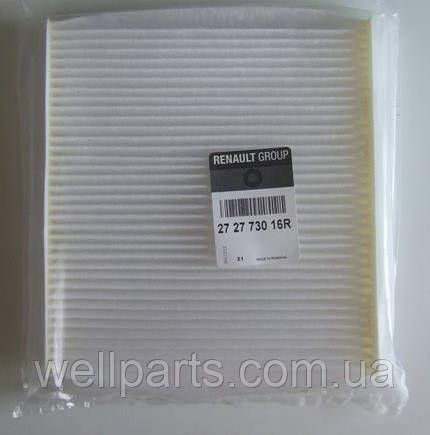 Фільтр салону на Рено Логан 2, MCV 2, Сандеро 2, Степвей 2 Renault ...