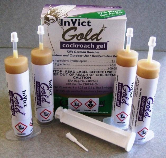 Invict Gold Cockroach Gel. Гель. Средство от тараканов Invict Gold Гель ...