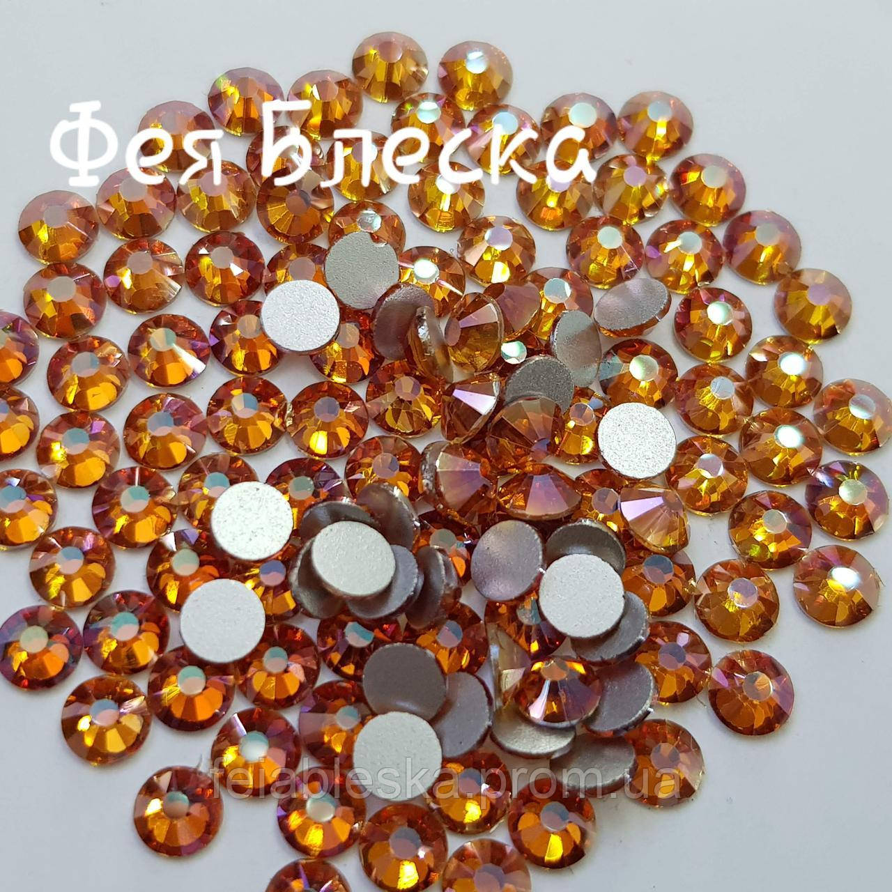 Стразы холодной фиксации PREMIUM, цвет Topaz Satin, ss20 (4.6-4.8mm ...