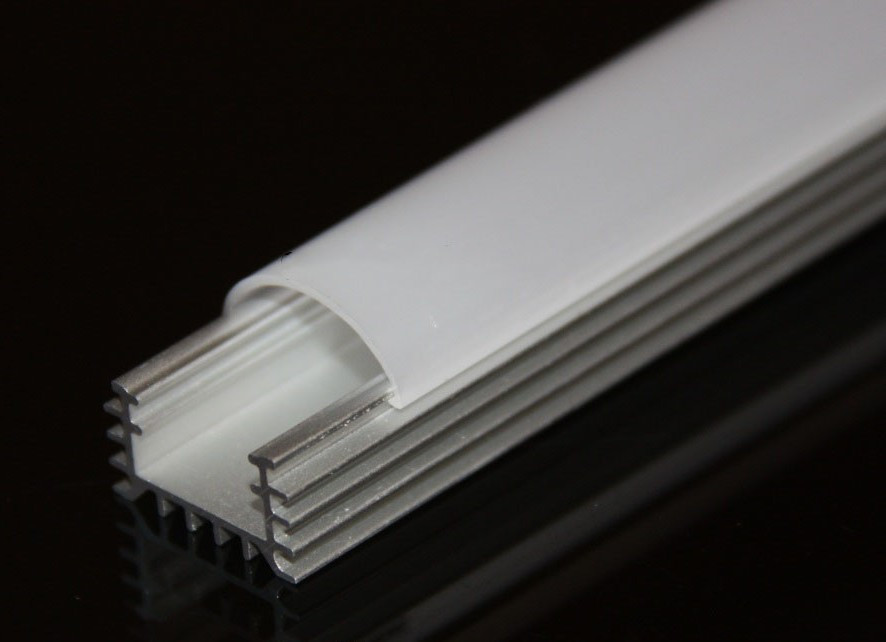 Алюминиевый LED профиль LP-5 накладной для светодиодной ленты, линейки ...