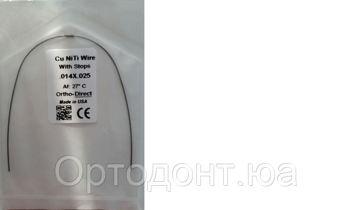 Купить Дуга CuNiTi круглая .013, .014, .016, .018, прямоугольная .014x ...