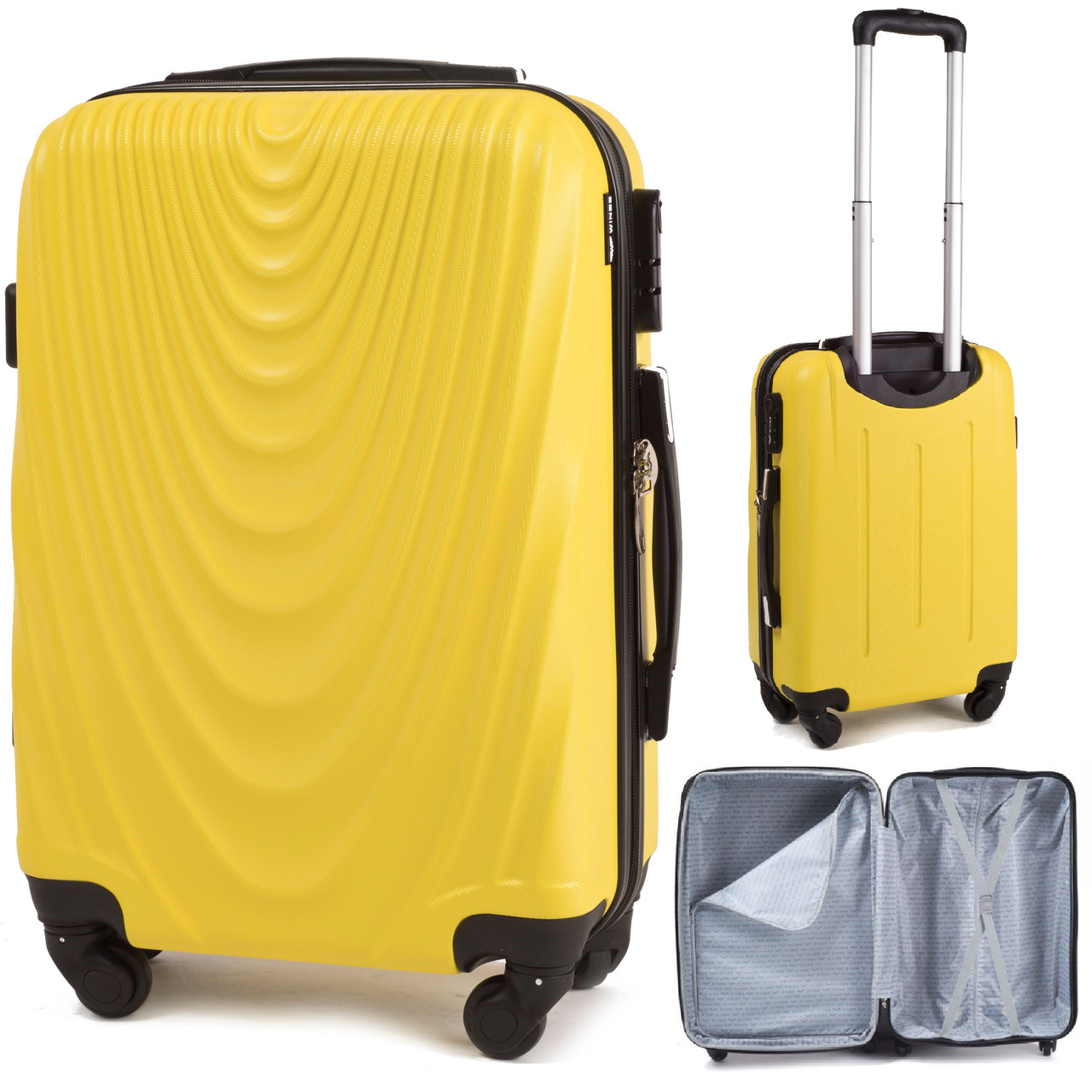 LOST BAG | Чемодан Wings 304 пластиковый Мини (XS) Желтый купить в ...