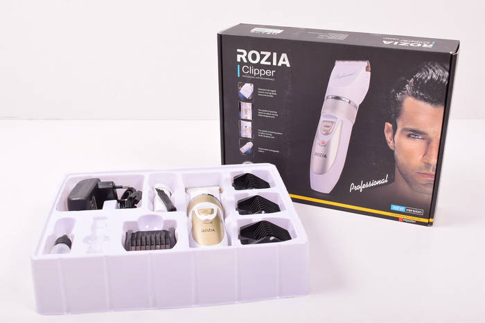 Машинка для стрижки волос и бороды с керамо лезвиями Rozia HQ-2201 (ID#969963383), цена: 720 ...