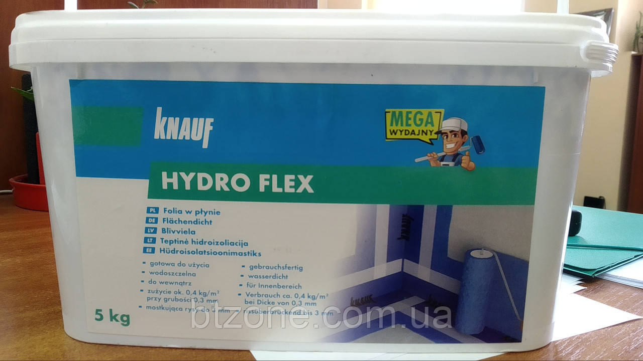Гидроизоляция Кнауф Гидро Флекс (Knauf Hydro Flex): продажа, цена в ...