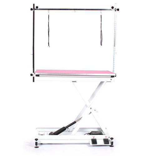 Современный тримерский стол Blovi Moon с электроподъемником, столешница ...