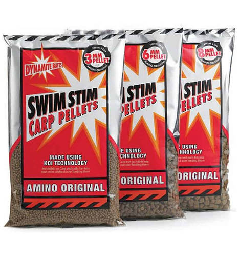 Пелетс Dynamite Baits Swim Stim Amino Original Pellets Mix 0,9 кг 2 мм, ціна: 291.07 ₴, купити ...