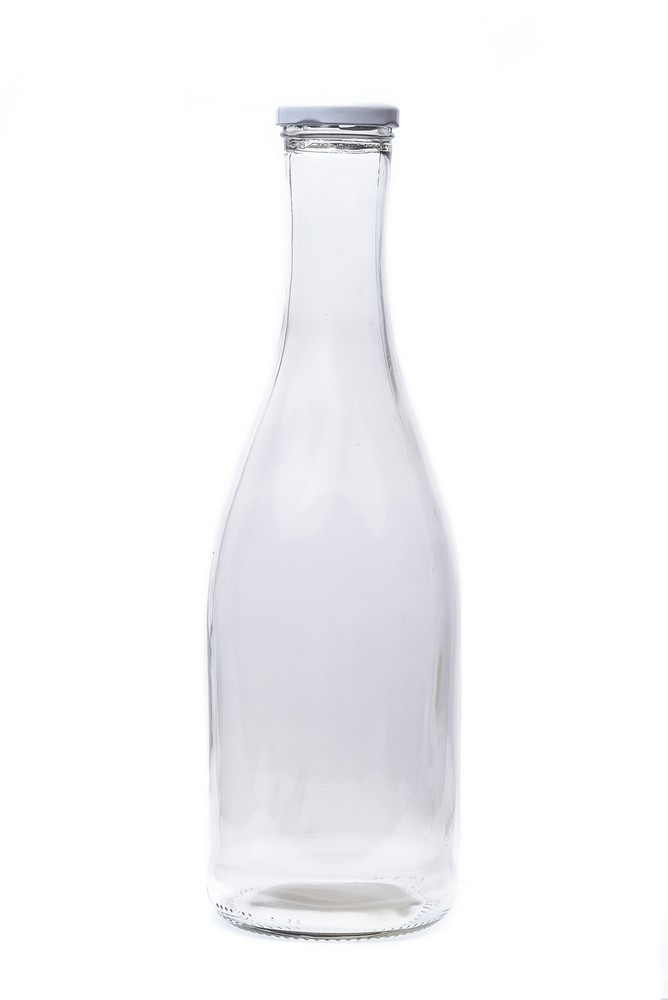 Бутылка стеклянная 1 л прозрачная Everglass "Грааль" с крышкой Twist ...
