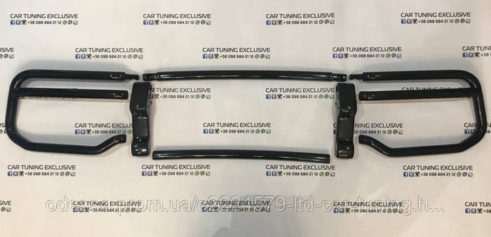 Brush black guard for AMG G63/65 bumper for Mercedes G-class W463A (ID ...