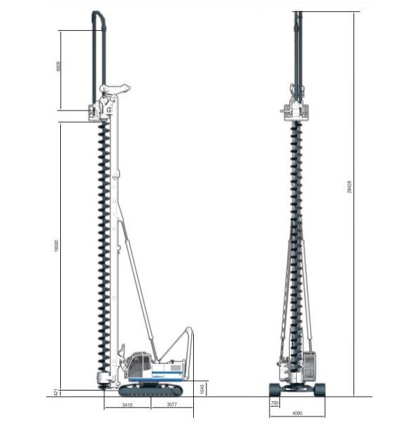 Фундаментна бурова установка Soilmec CFA SF-50 (ID#976192184), купити ...