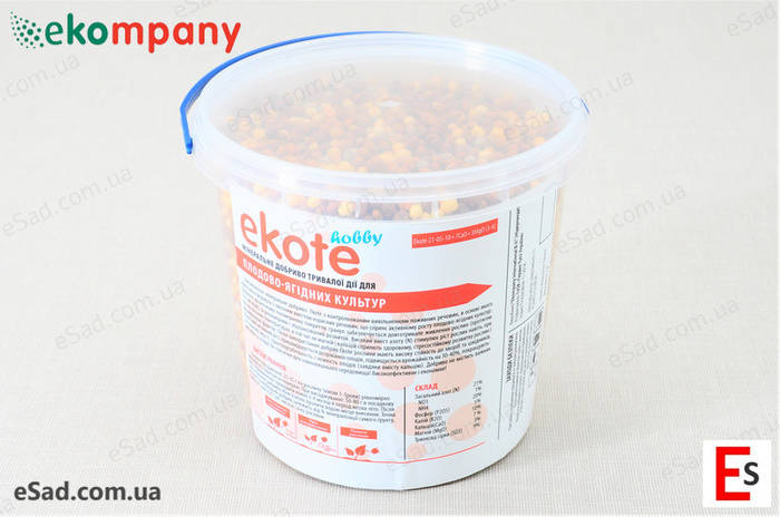 Купить Удобрение Ekote для плодово-ягодных культур 3-4 месяца, 1 кг ...
