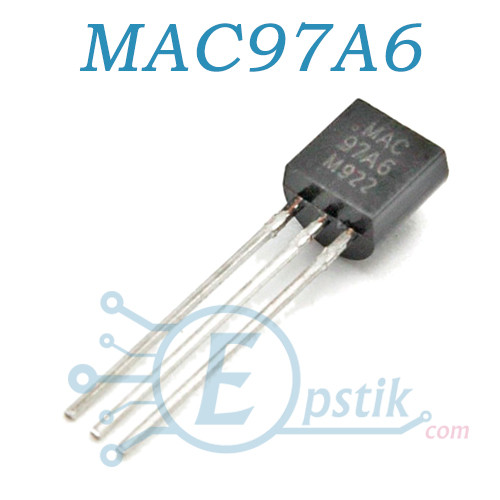 Купити MAC97A6 тиристор 400В 600мА TO92, ціна 4 ₴ - Prom.ua (ID# 977752711)