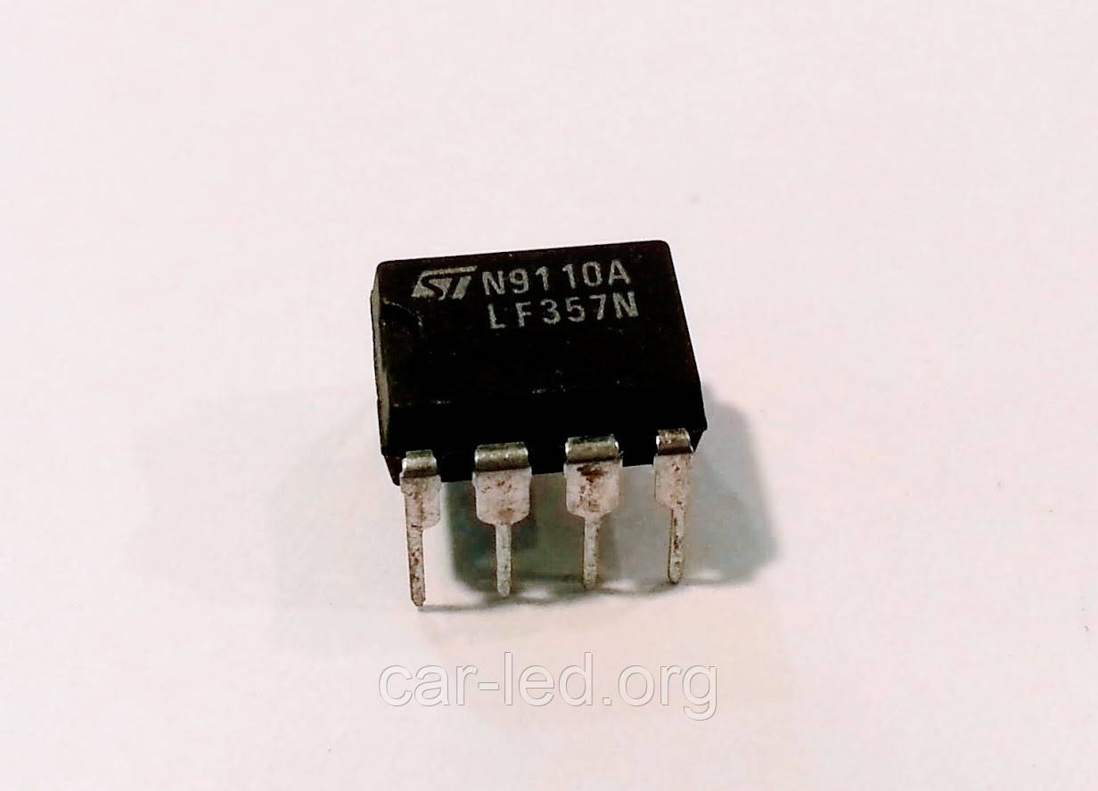 LF357N широкосмуговий швидкодіючий операційний підсилювач з польовими ...
